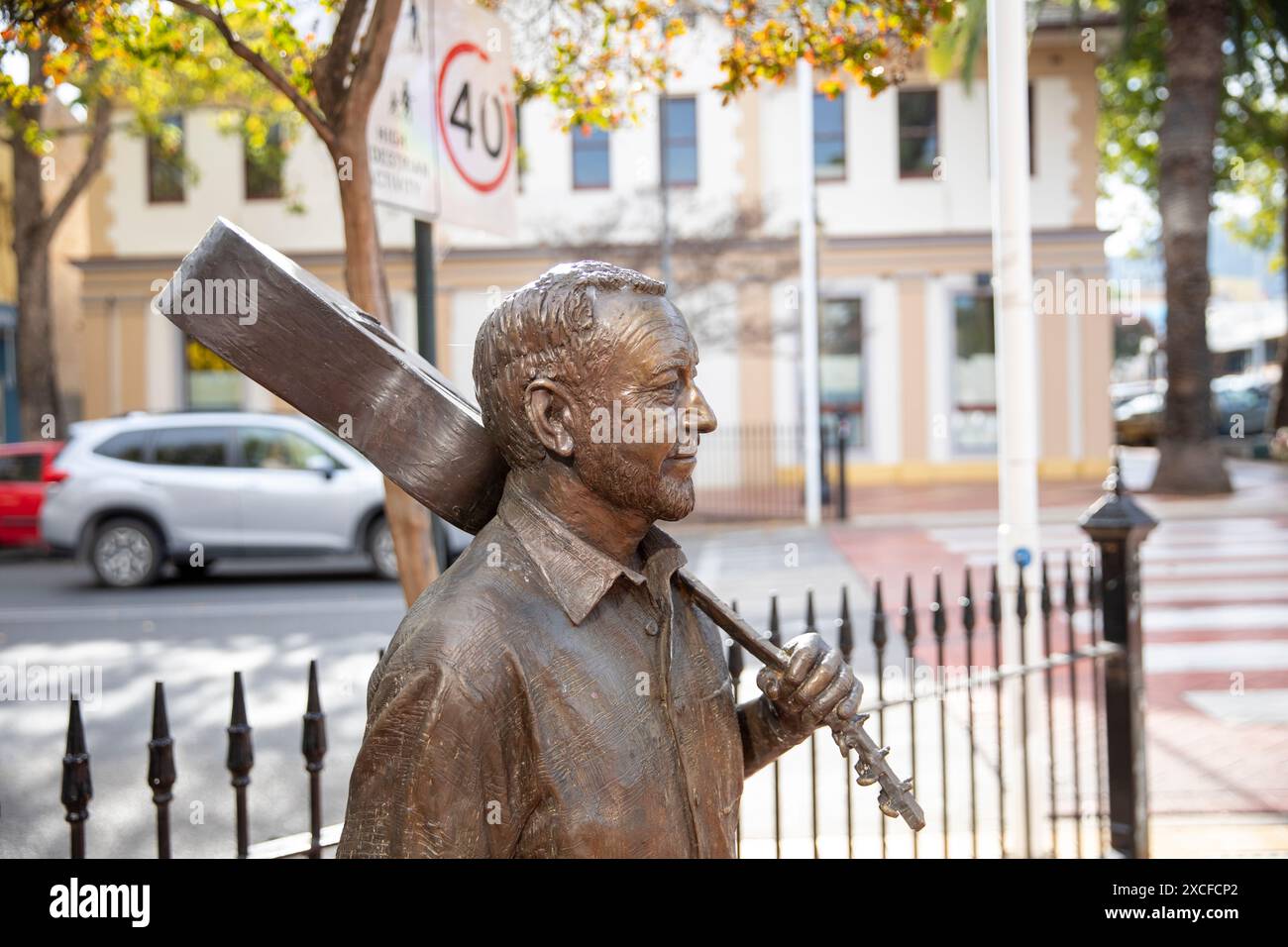 Life size bronze sculpture of Australian country music performer and ...