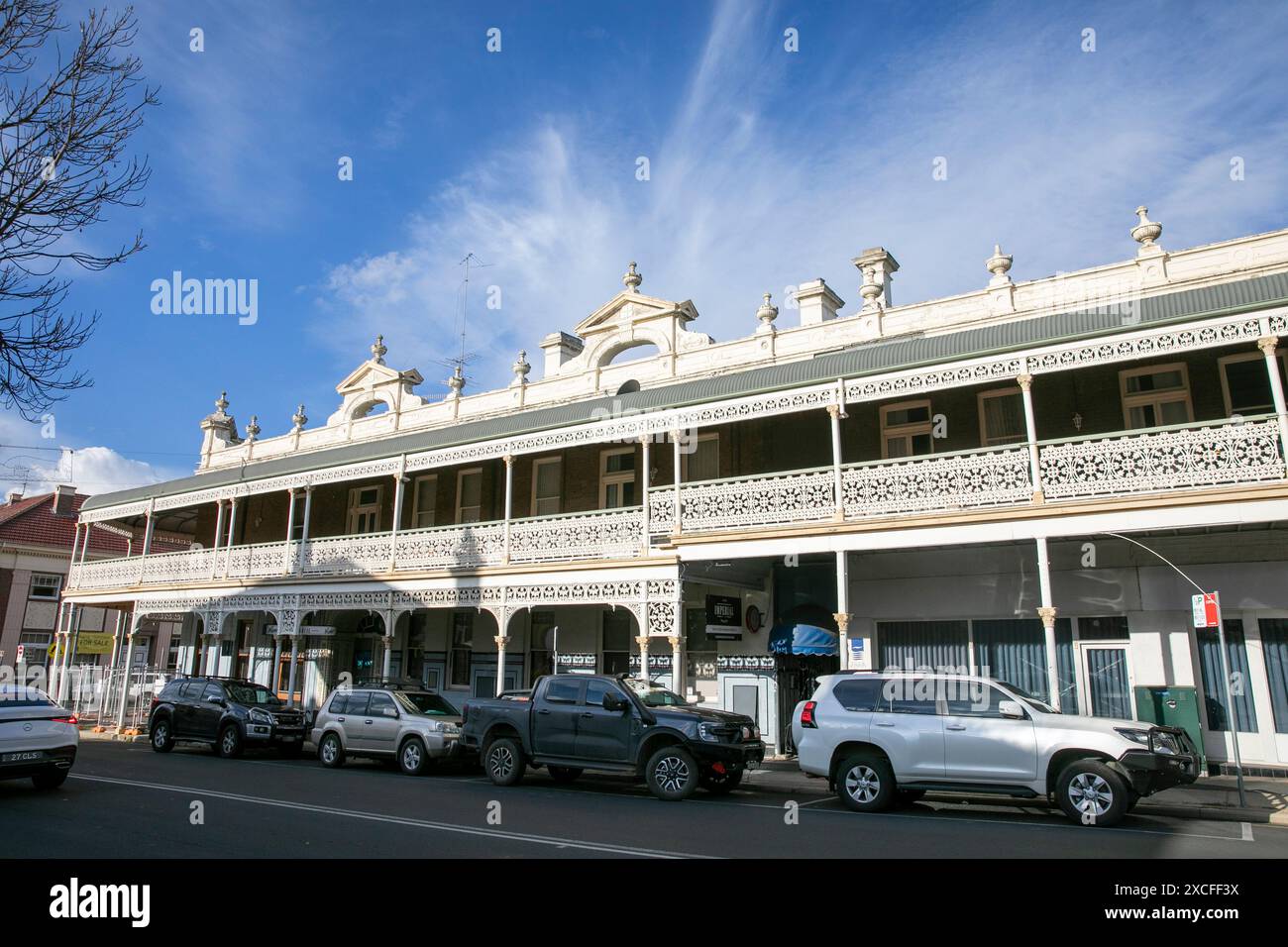 Armidale city centre in Australia, classic victorian architecture on ...