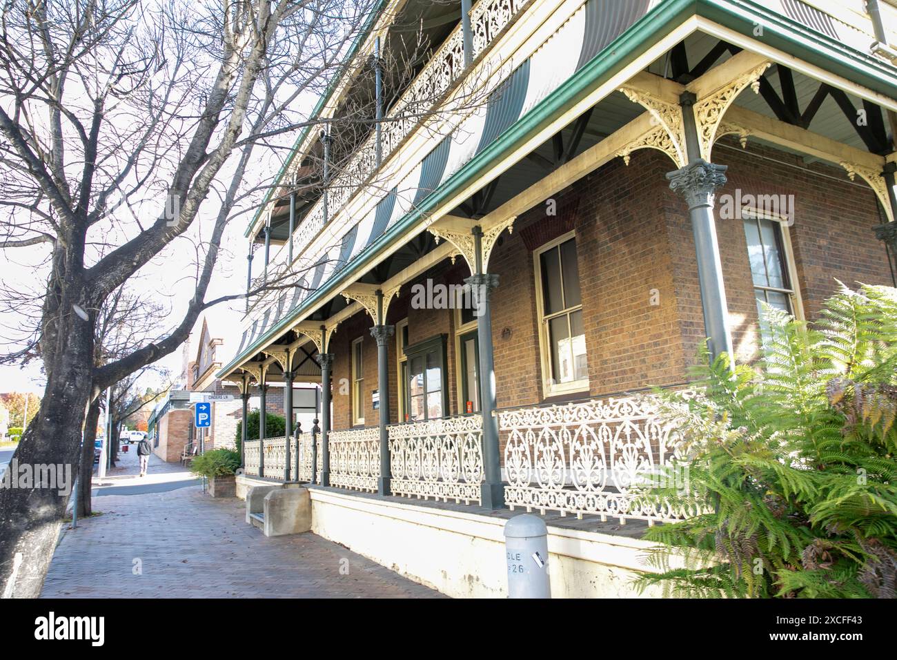 Armidale city centre in Australia, classic victorian architecture on ...