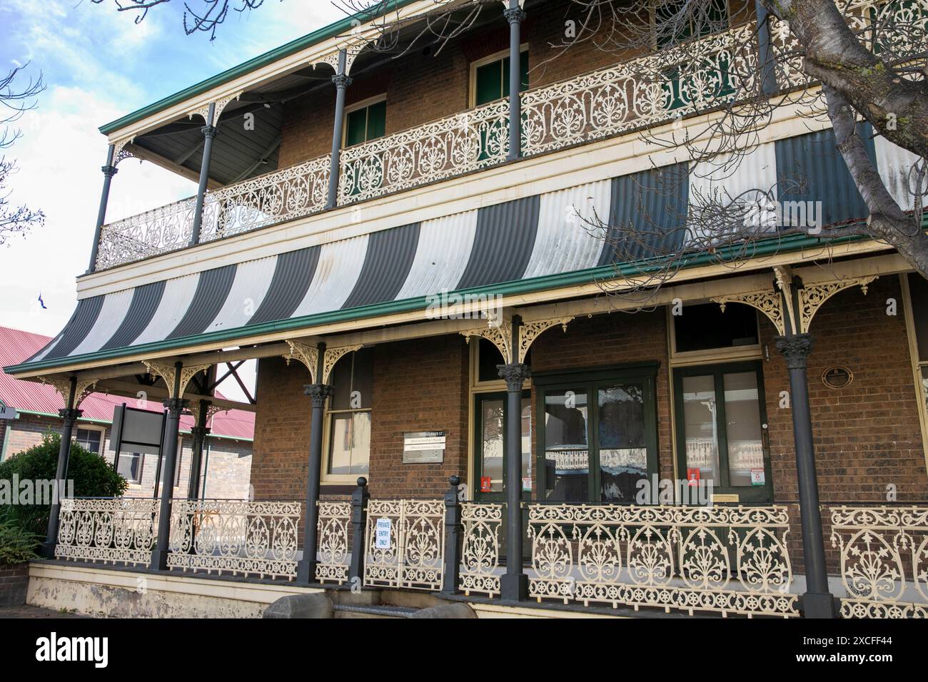 Armidale city centre in Australia, classic victorian architecture on ...