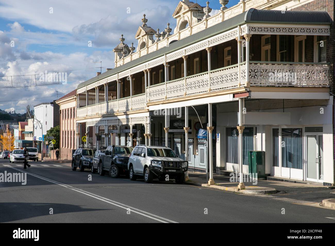 Armidale city centre in Australia, classic victorian architecture on ...