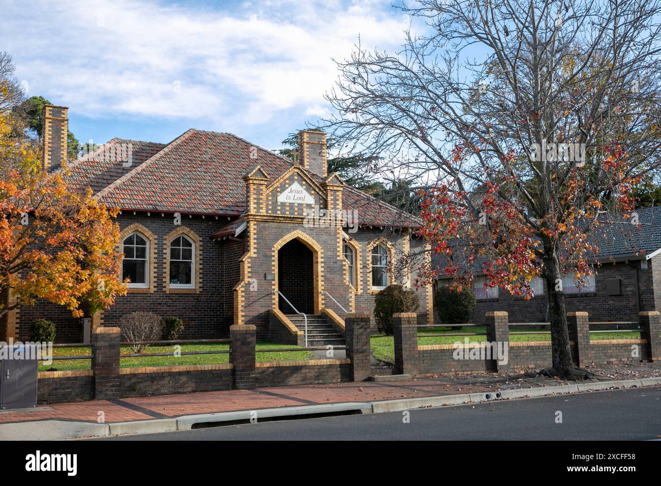 Armidale city centre in Australia, classic victorian architecture on ...