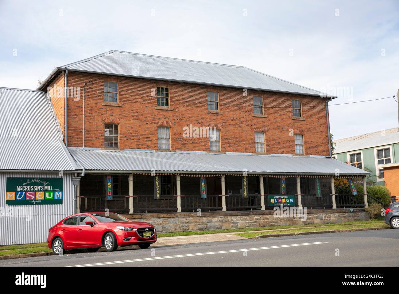 Uralla town centre and McCrossins Mill museum building, one of the many ...