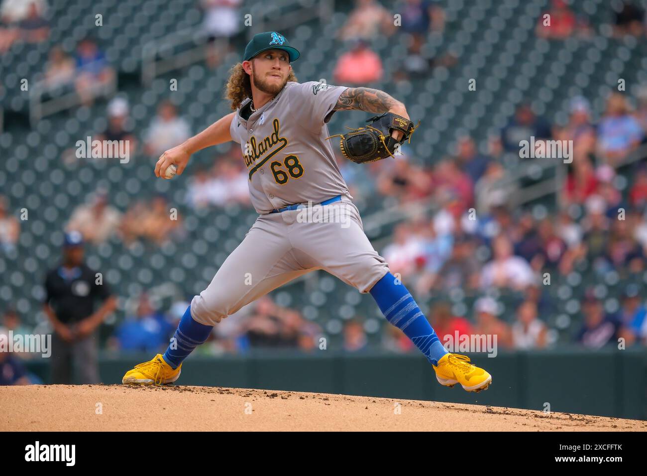 Minneapolis, Minnesota, USA. 16th June, 2024. Oakland Athletics ...