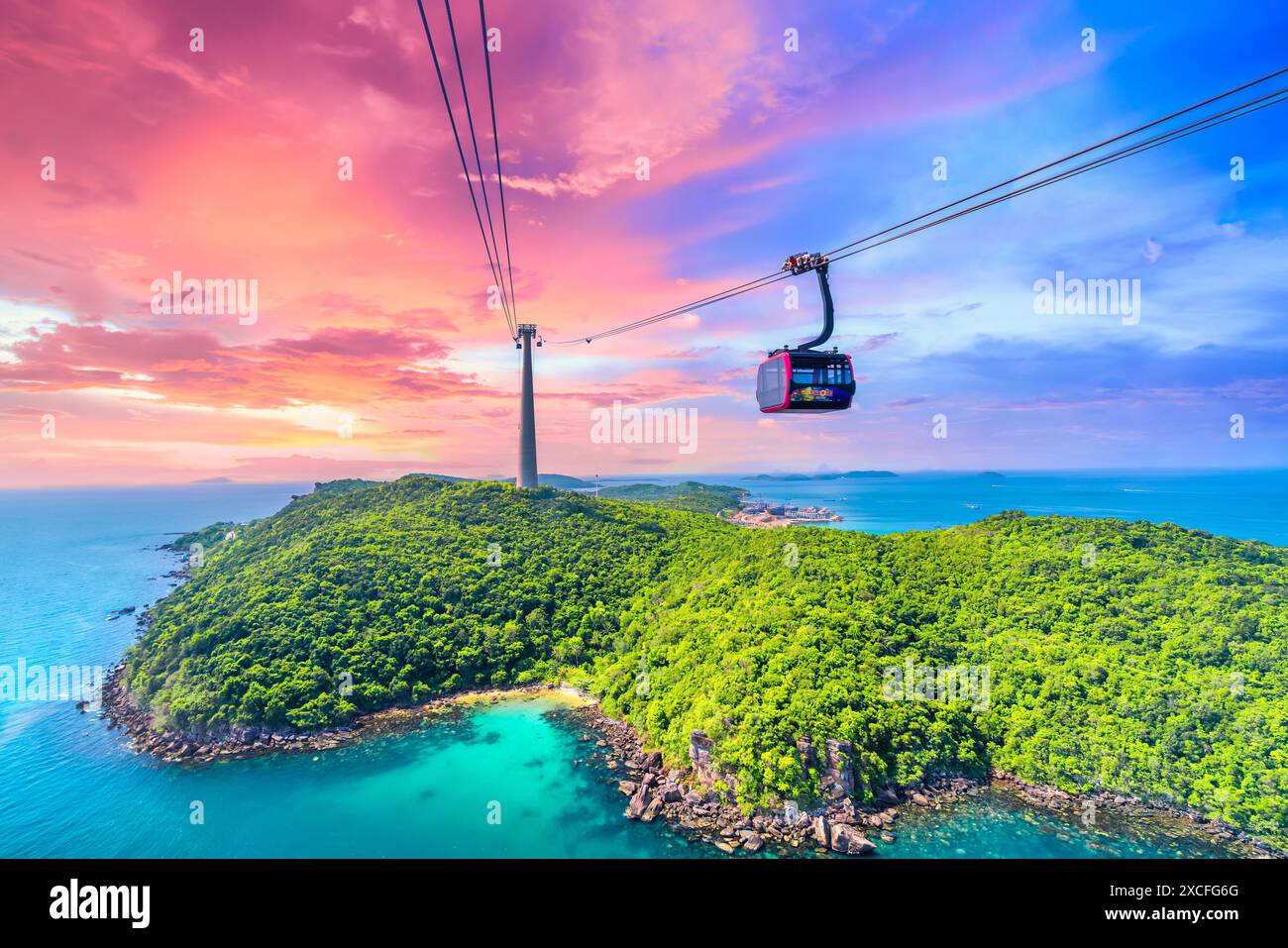 The longest cable car ride in the world, Phu Quoc island in South ...
