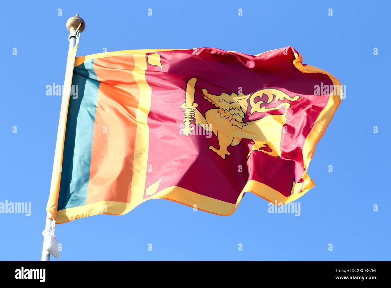 Saint Petersburg, Russia. 09th June, 2024. The flag of the Democratic ...