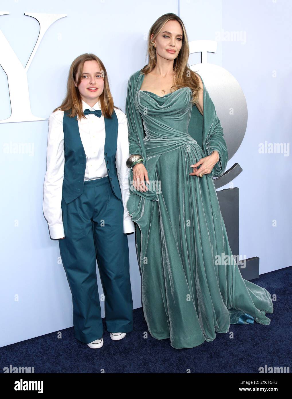 New York City, USA. 16th June, 2024. Angelina Jolie and Vivienne Jolie ...