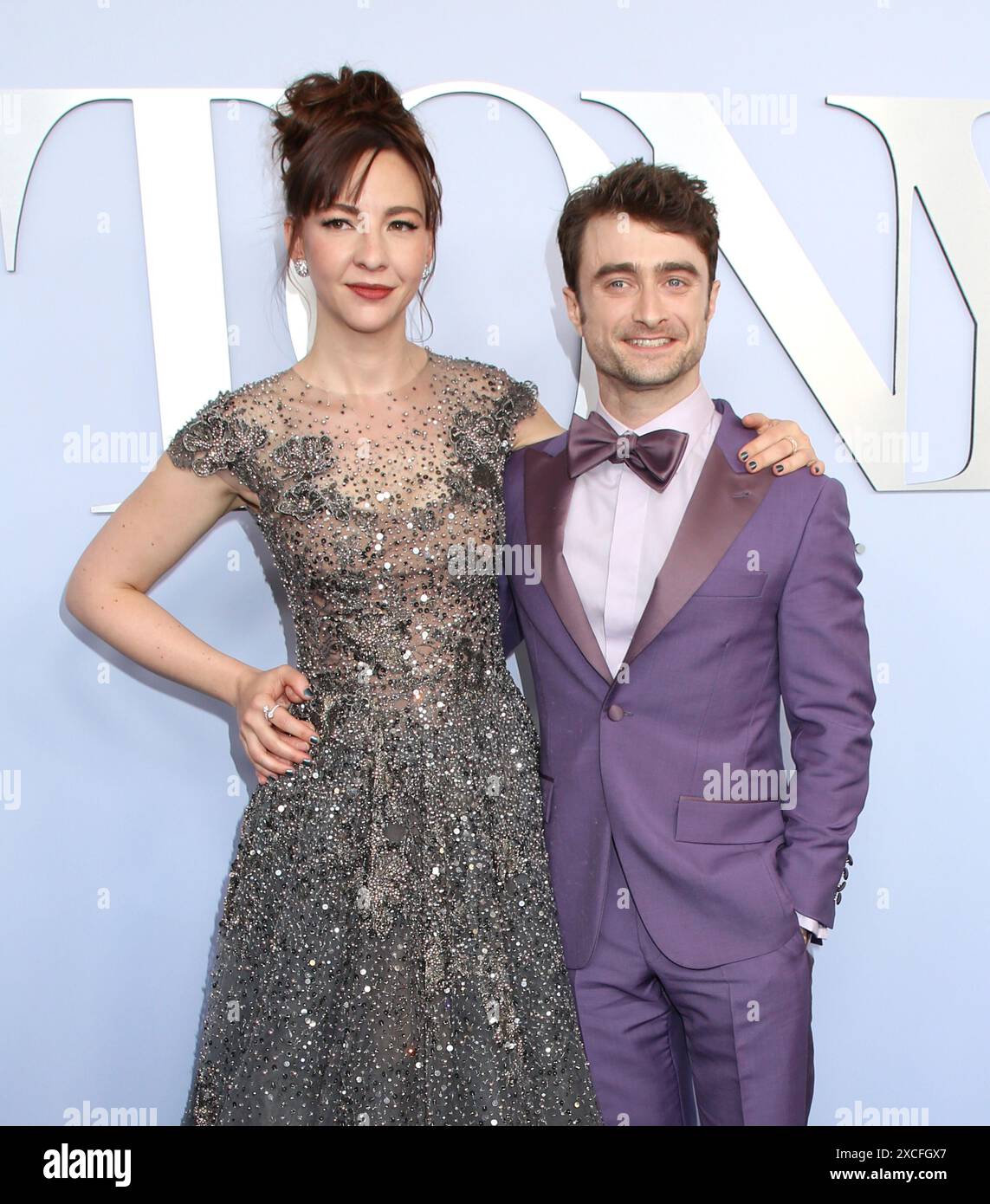 New York City, USA. 16th June, 2024. Daniel Radcliffe and Erin Darke ...