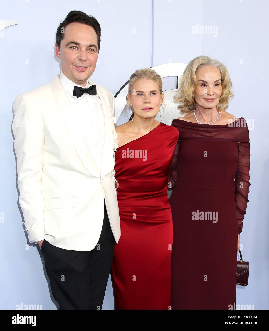 New York City, USA. 16th June, 2024. Jim Parsons, Celia Keenan-Bolger ...