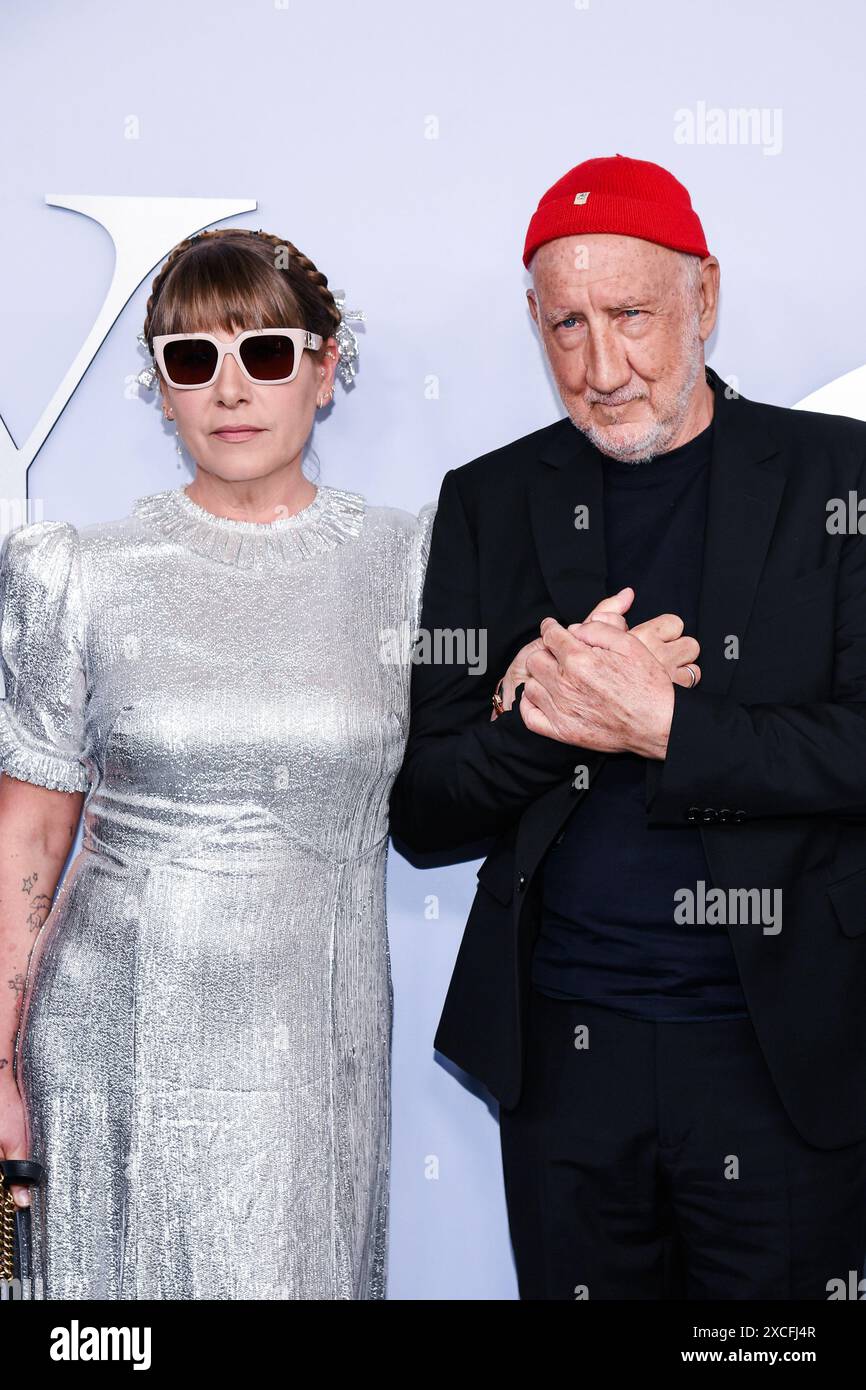 New York, USA. 16th June, 2024. Rachel Fuller and Pete Townshend ...