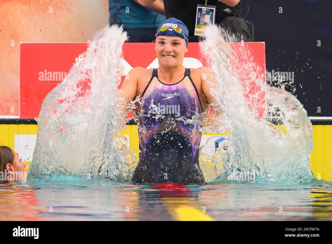 Chartres, France. 16th June, 2024. Marie Wattel competes during the ...
