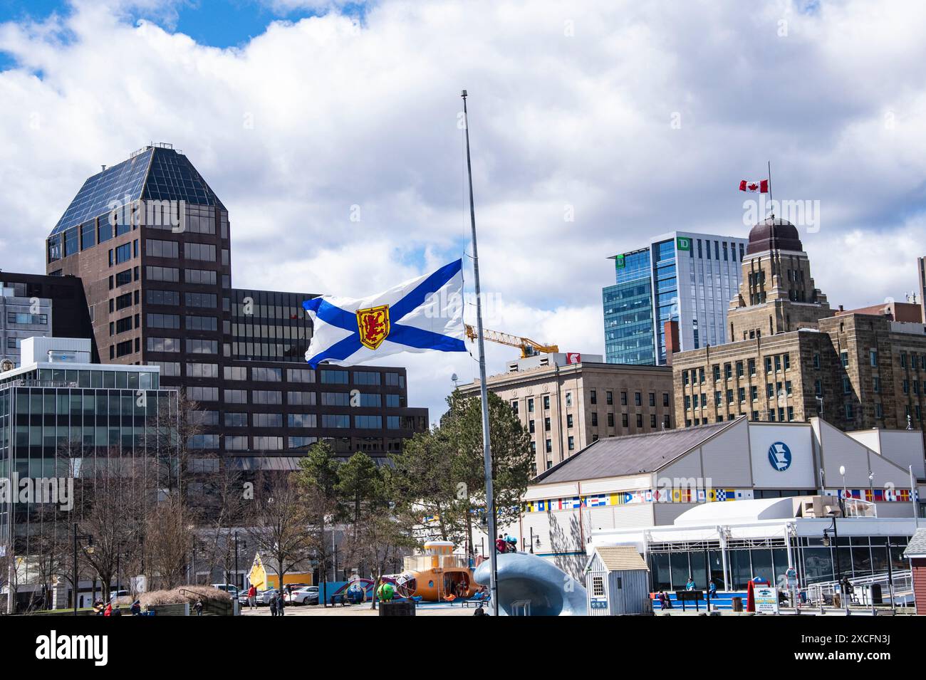 Canada flag american flag hi-res stock photography and images - Alamy