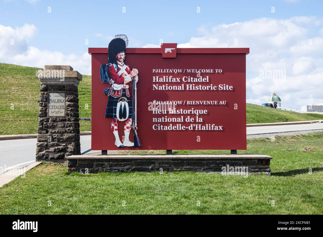 Welcome to Halifax Citadel National Historic Site sign in downtown ...