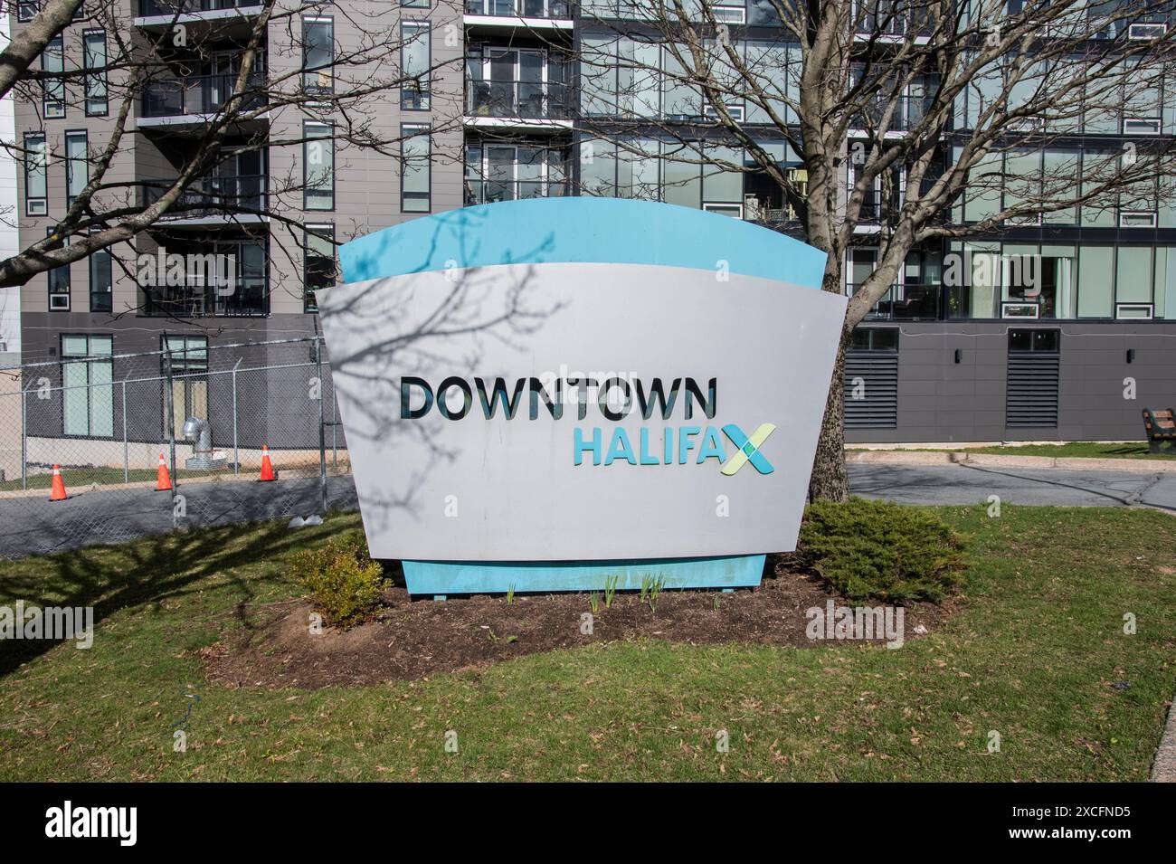 Welcome to downtown Halifax sign near the Citadel in Nova Scotia ...