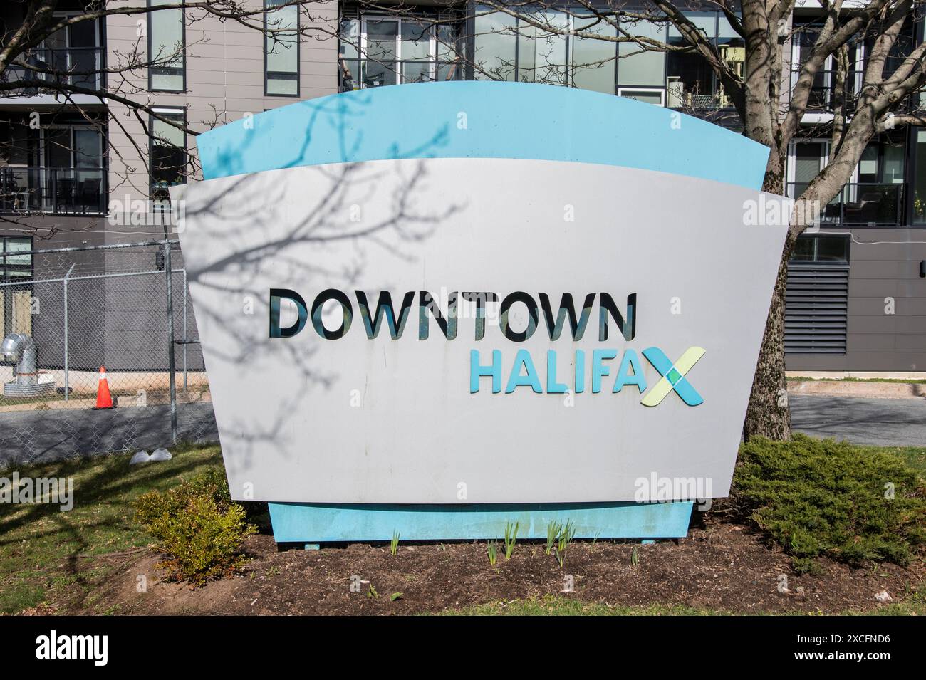 Welcome to downtown Halifax sign near the Citadel in Nova Scotia ...