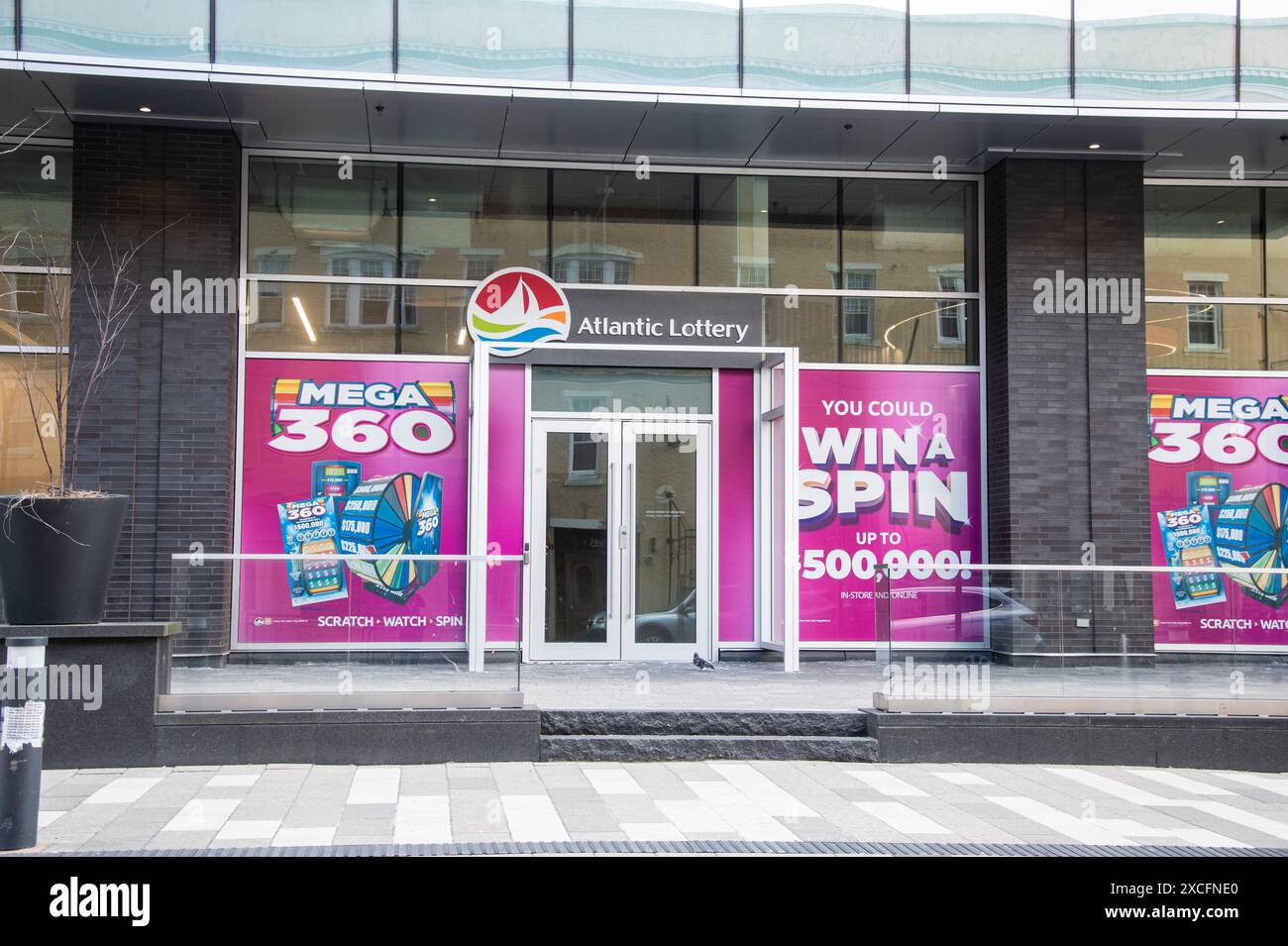 Atlantic Lottery in downtown Halifax, Nova Scotia, Canada Stock Photo ...