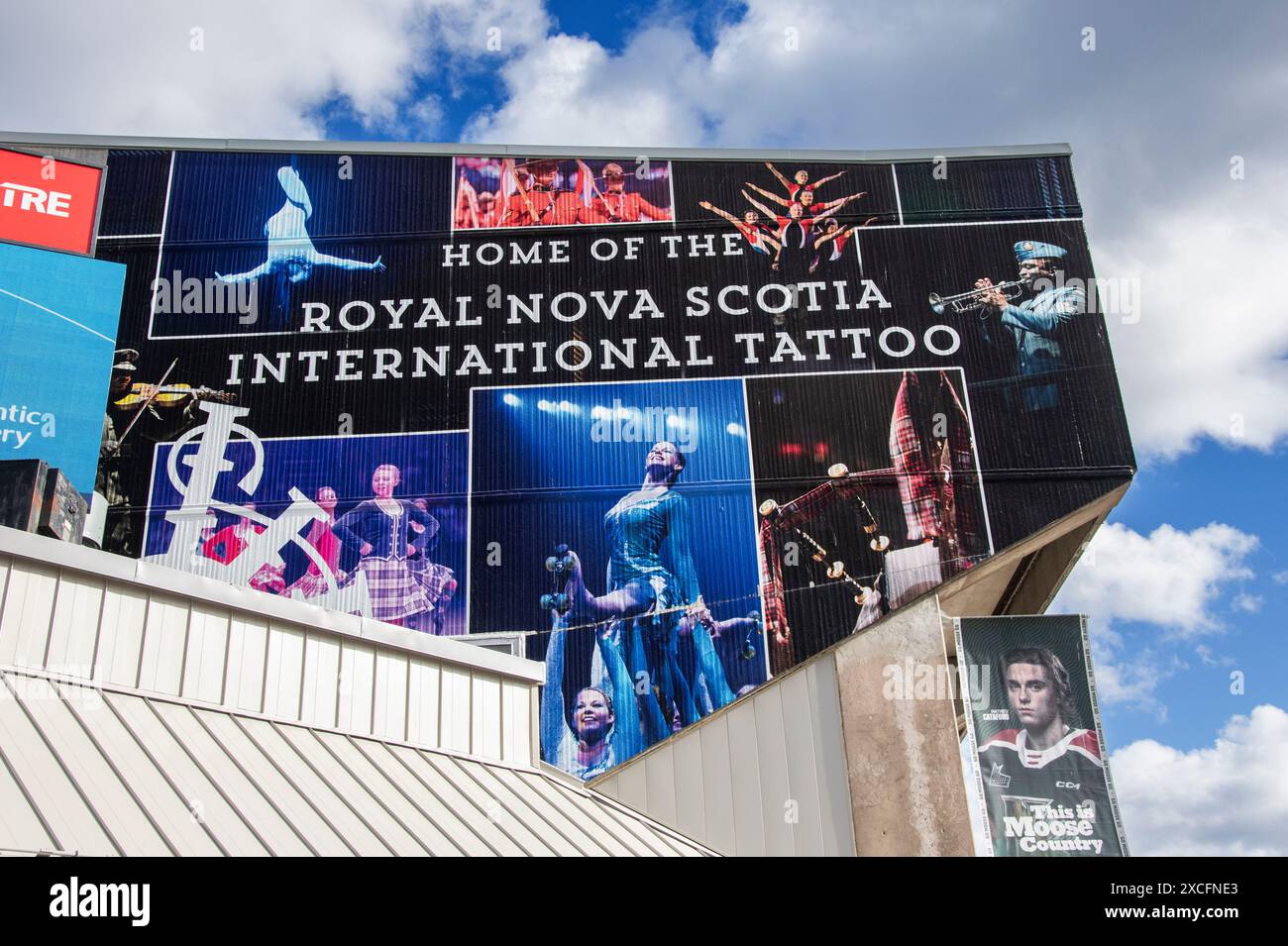 Royal Nova Scotia International Tattoo sign at the Scotiabank Centre in ...