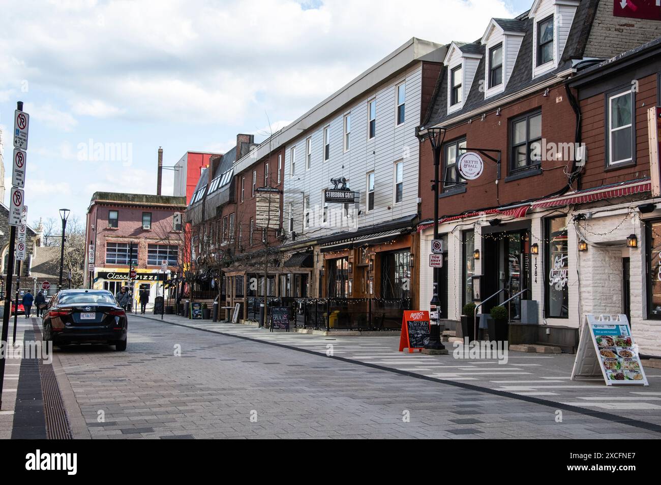 Argyle Street in downtown Halifax, Nova Scotia, Canada Stock Photo - Alamy