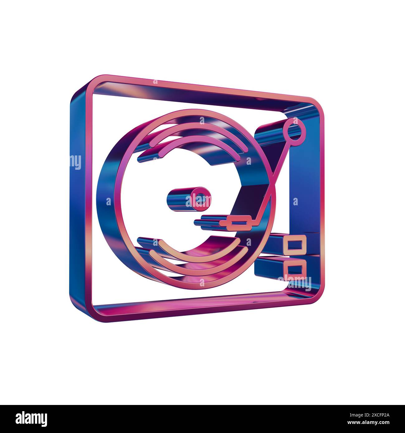 Retro record player seamless Cut Out Stock Images & Pictures - Alamy