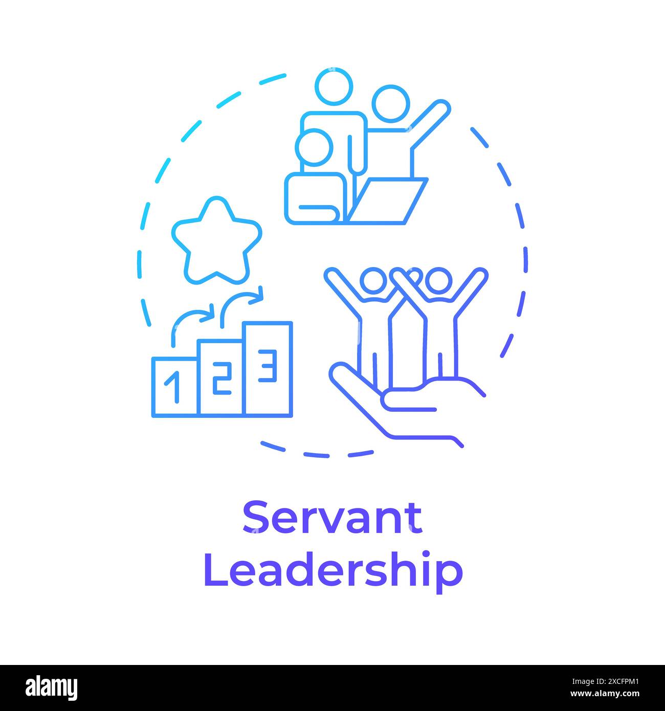 Servant leadership Stock Vector Images - Alamy
