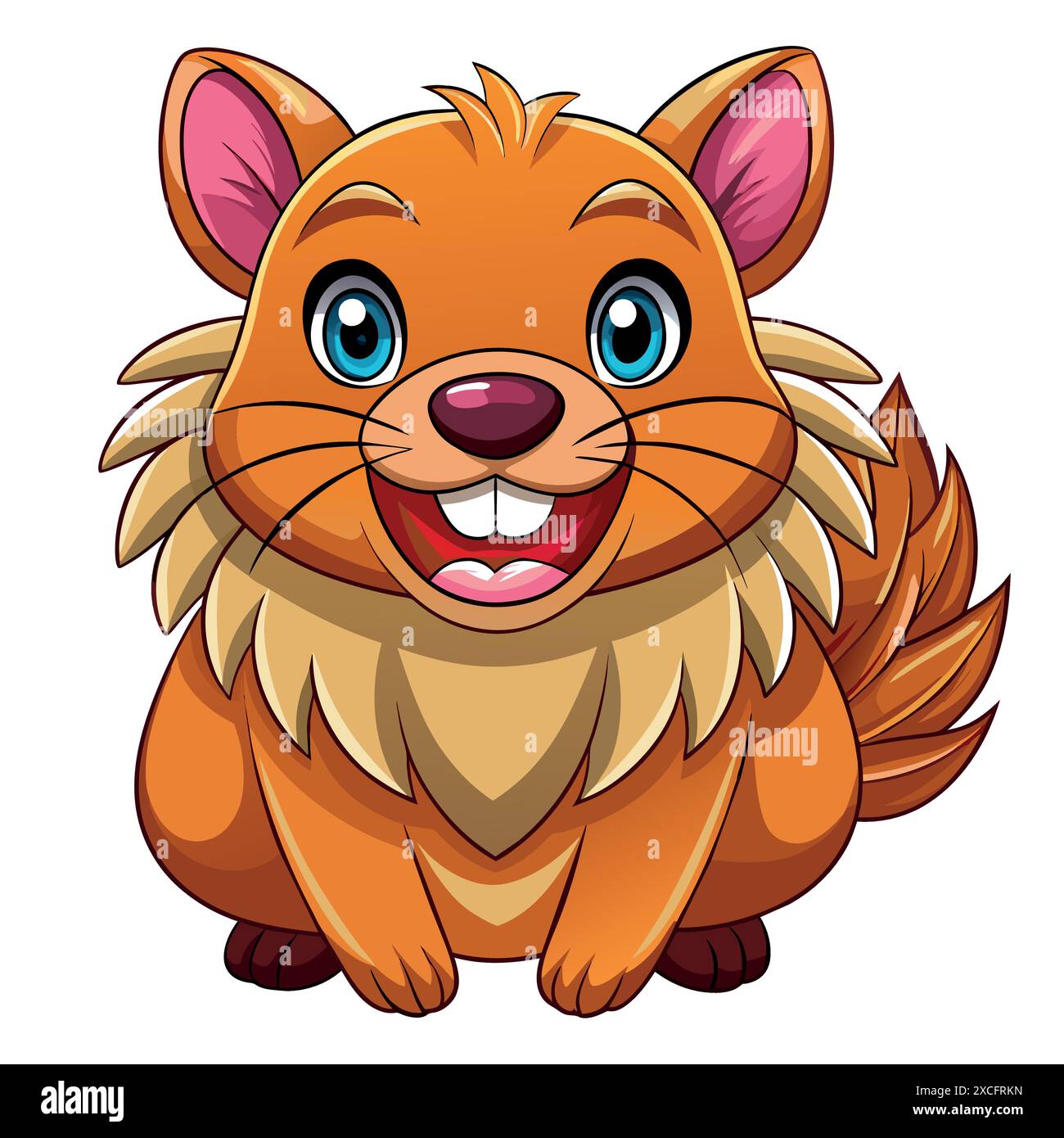 British Mouse learns vector kawaii. AI generated image. Clipart cartoon ...