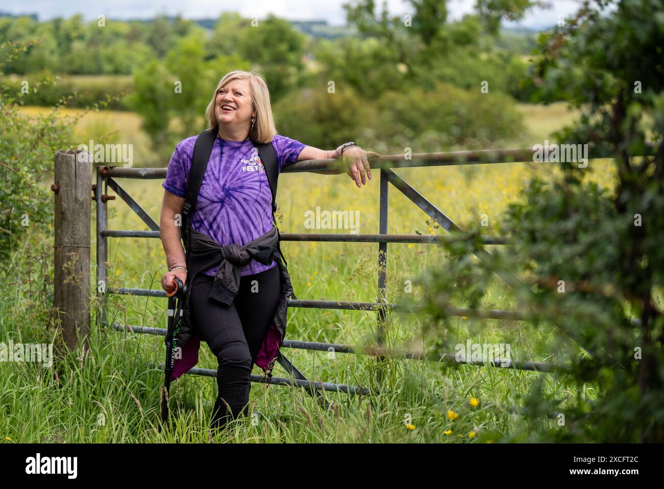 Dr Cor Hutton training near her home in Lochwinnoch, Renfrewshire ...