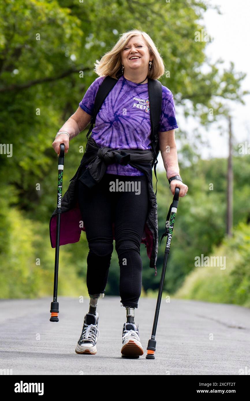 Dr Cor Hutton training near her home in Lochwinnoch, Renfrewshire ...