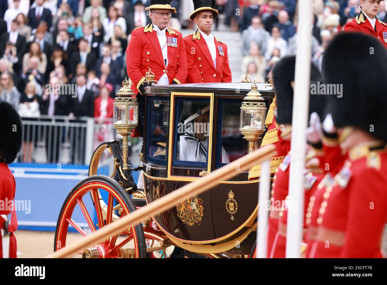 London UK 15th June UK Trooping the Colour Stock Photo - Alamy