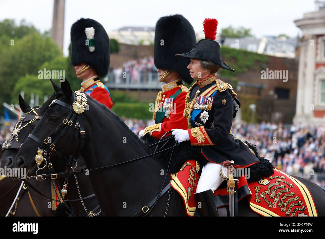 London UK 15th June UK Trooping the Colour Stock Photo - Alamy