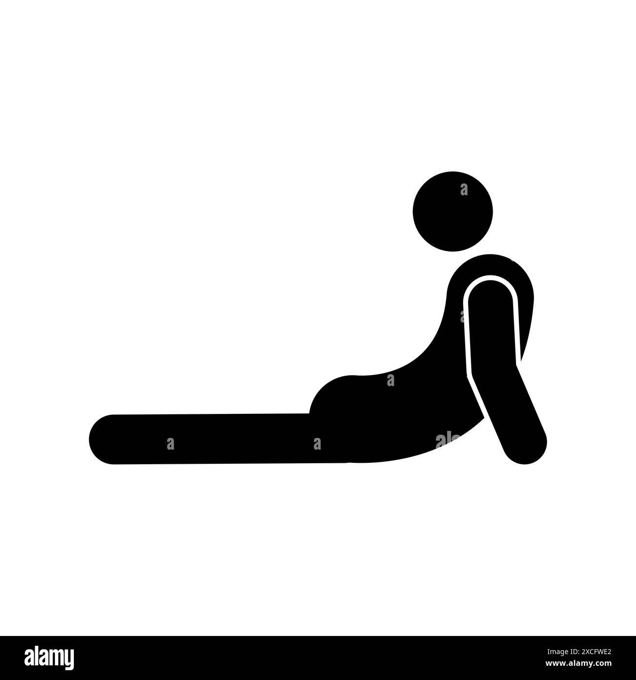 Yoga sign. Icon for yoga pose class Stock Vector Image & Art - Alamy