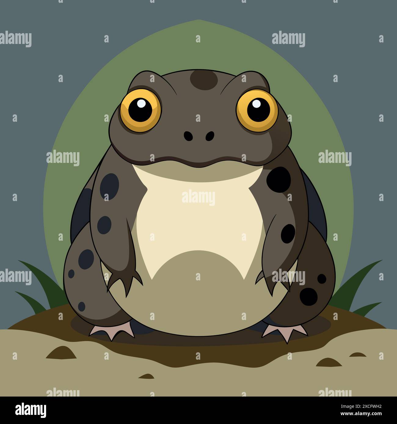 Burrowing frog Stock Vector Images - Alamy
