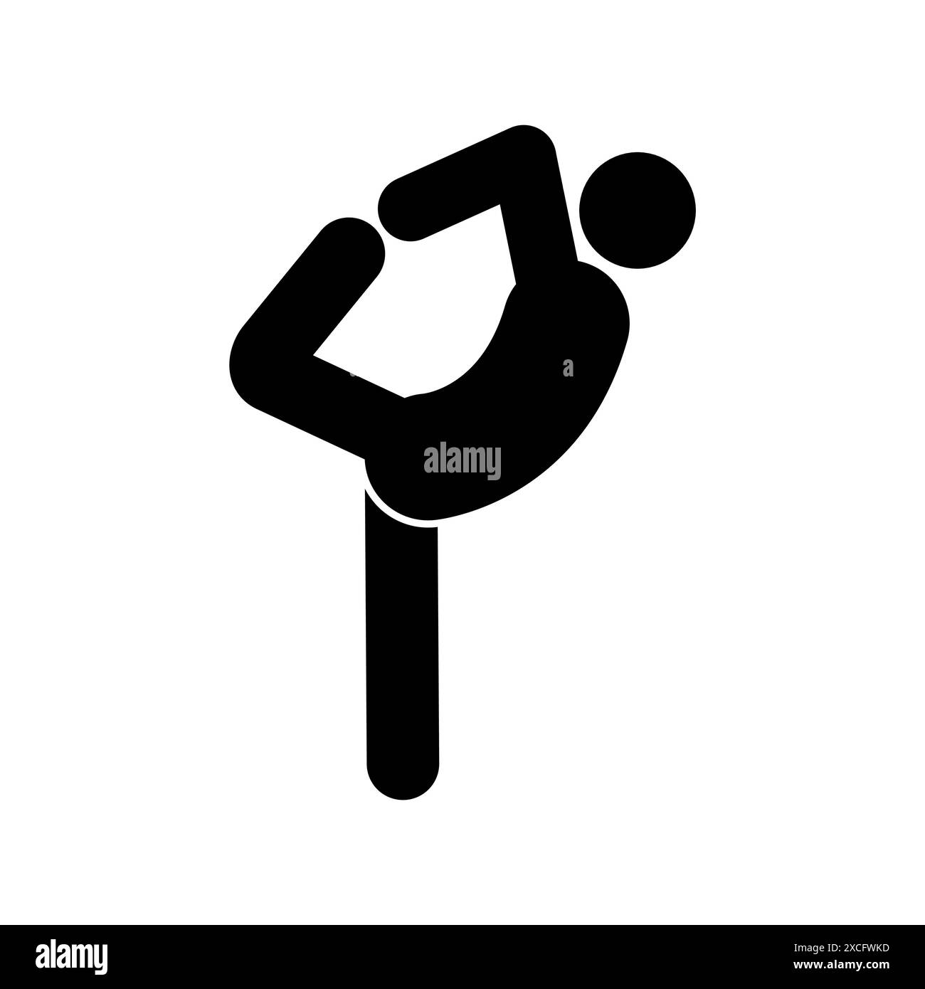 Yoga sign. Icon for yoga pose class Stock Vector Image & Art - Alamy