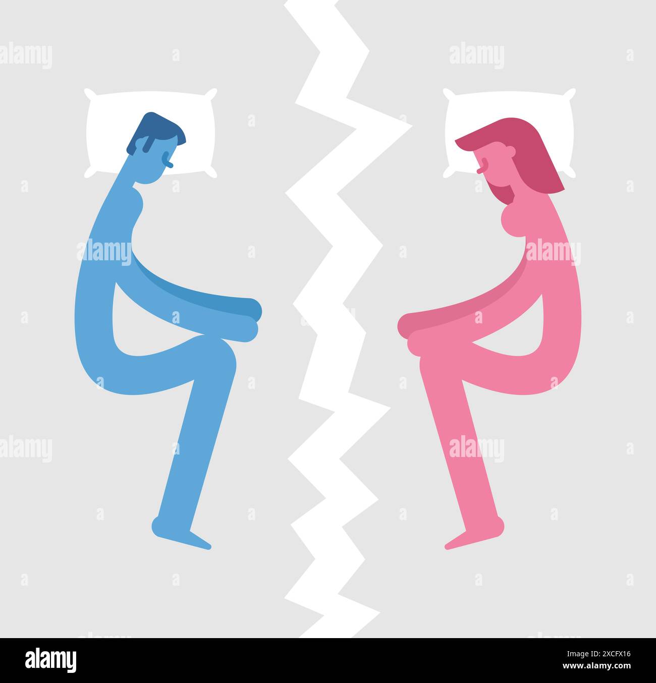 Broken bed illustration hi-res stock photography and images - Alamy