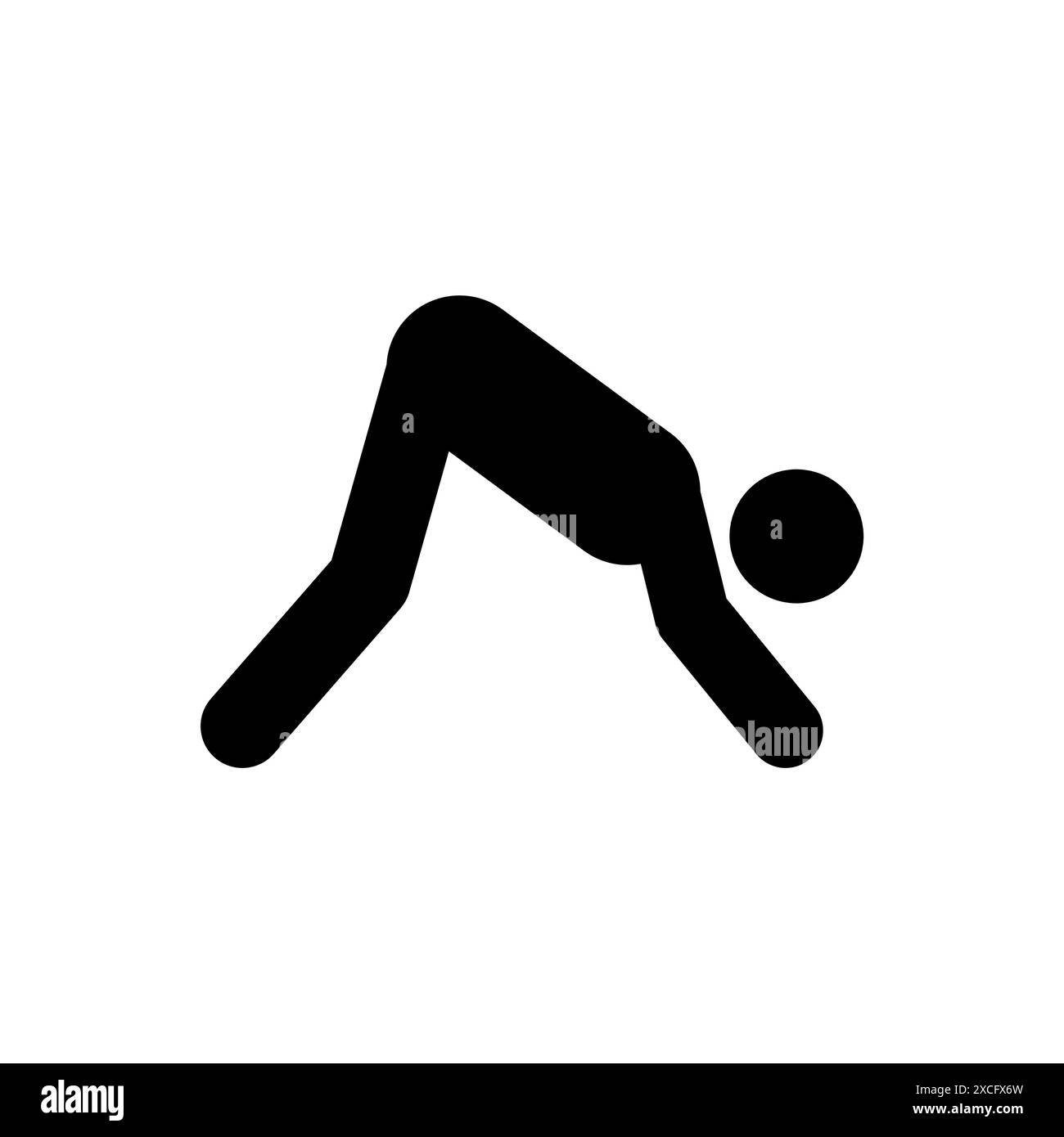 Yoga sign. Icon for yoga pose class Stock Vector Image & Art - Alamy