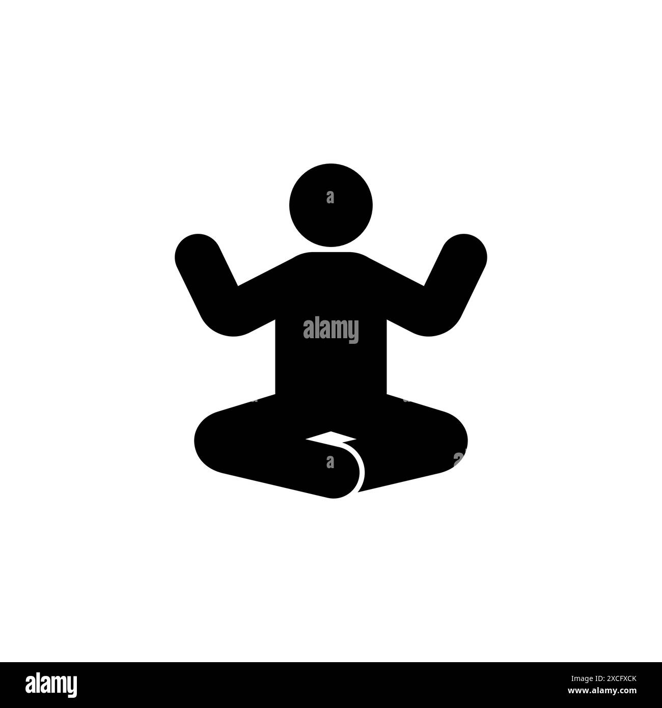 Man yoga class not asian Stock Vector Images - Alamy