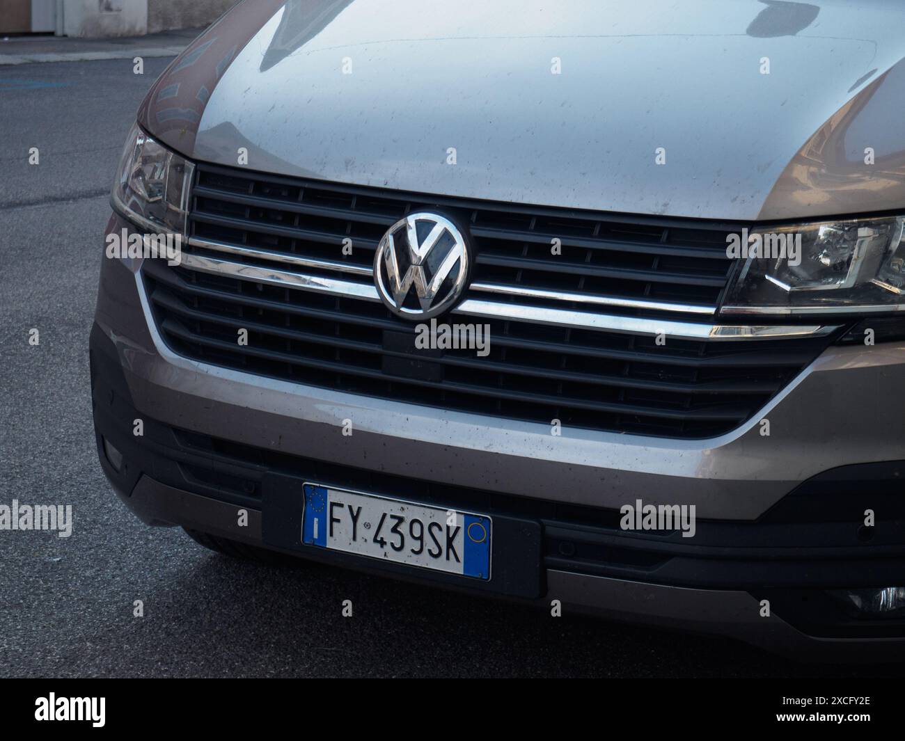 Cremona, Italy - June 10th 2024 Sleek and modern metallic grey ...