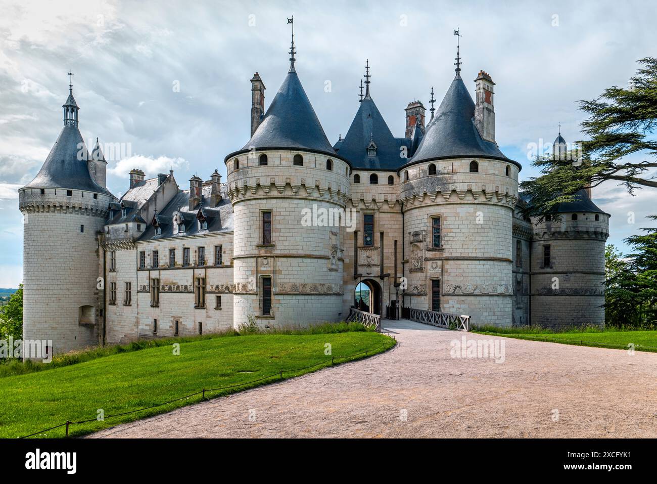 CHATEAU DE CHAUMONT (1465-1510) CHAUMONT-SUR-LOIRE FRANCE Stock Photo ...