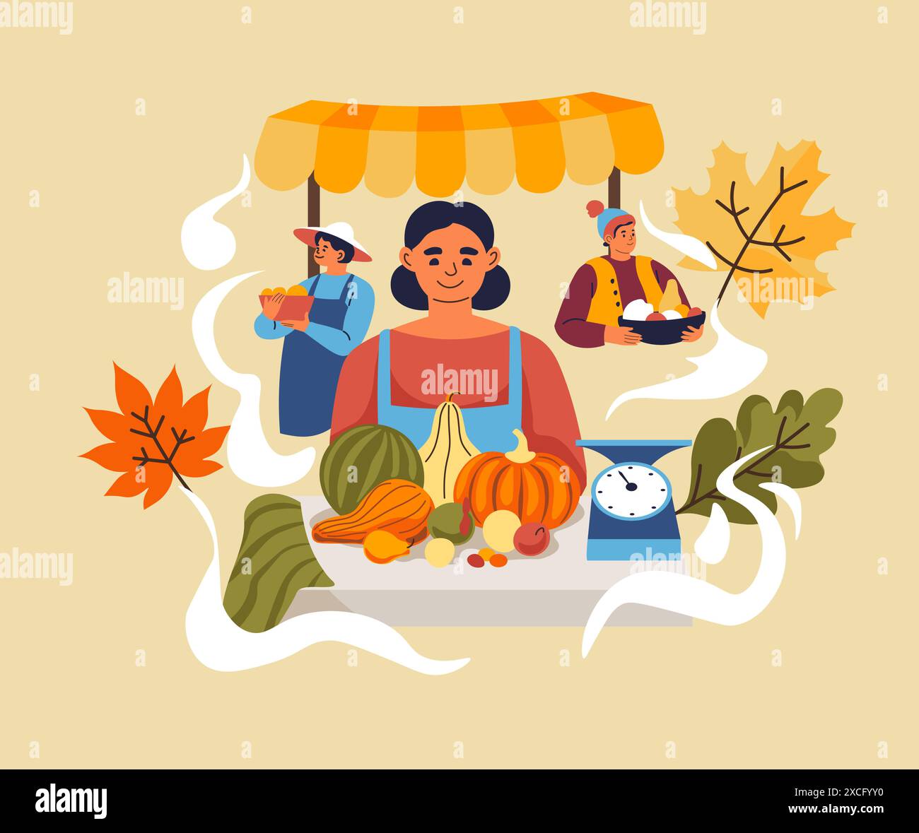 Outdoor market Stock Vector Images - Alamy