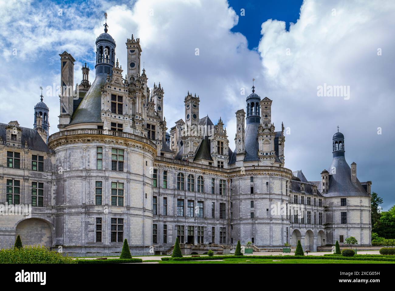 CHATEAU DE CHAMBORD (1519-1547) CHAMBORD FRANCE Stock Photo - Alamy