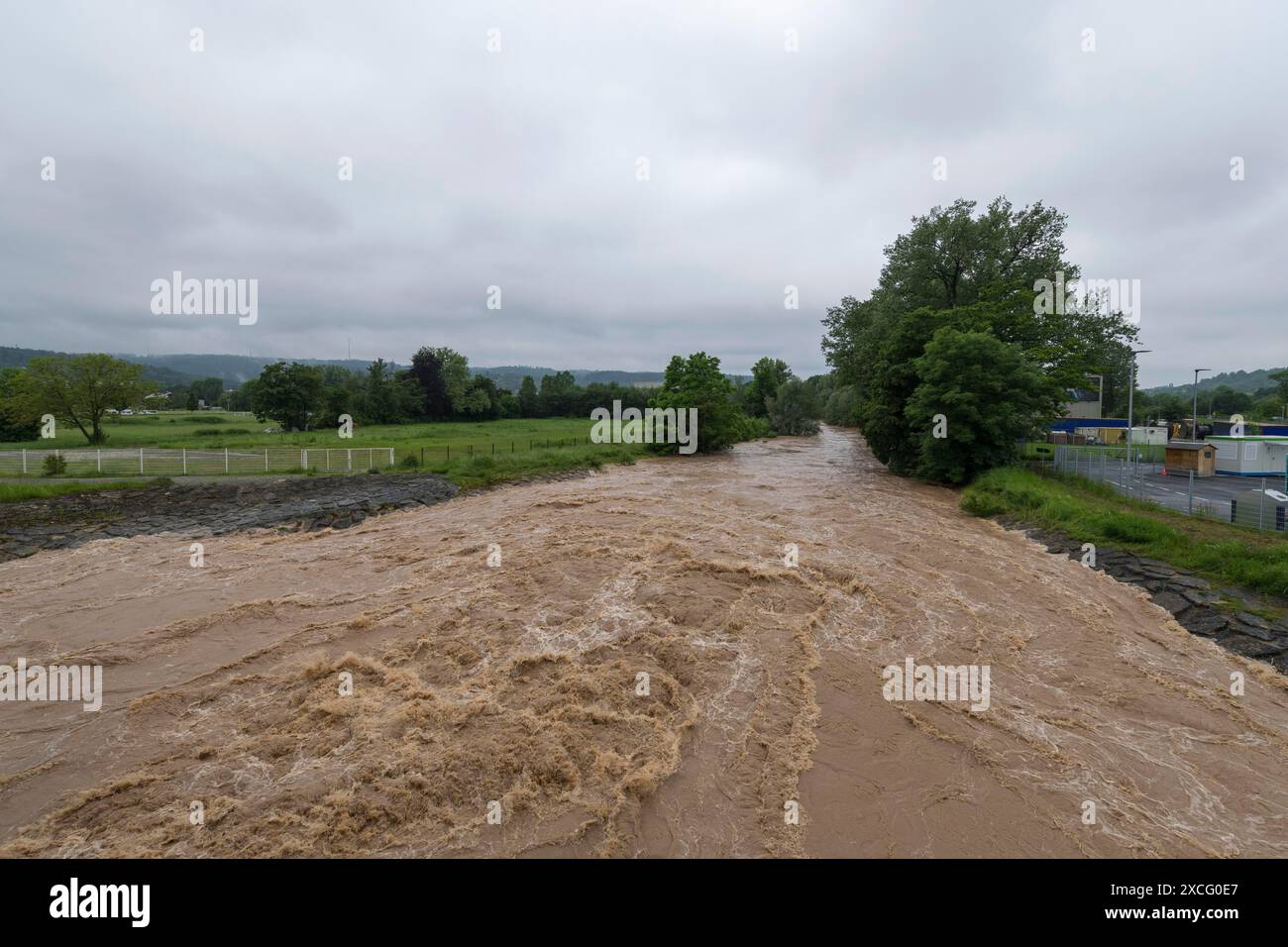 Symbolic image Extreme weather, global warming, climate change, floods ...