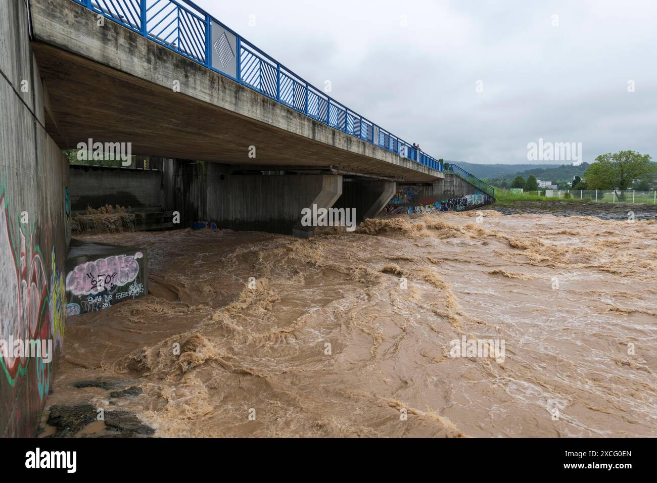 Symbolic image extreme weather, global warming, climate change, barrier ...