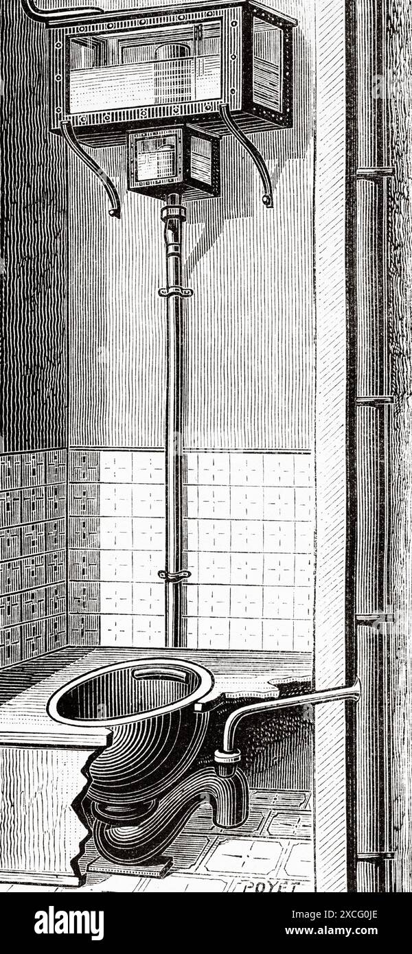 Vintage flushing toilet hi-res stock photography and images - Alamy