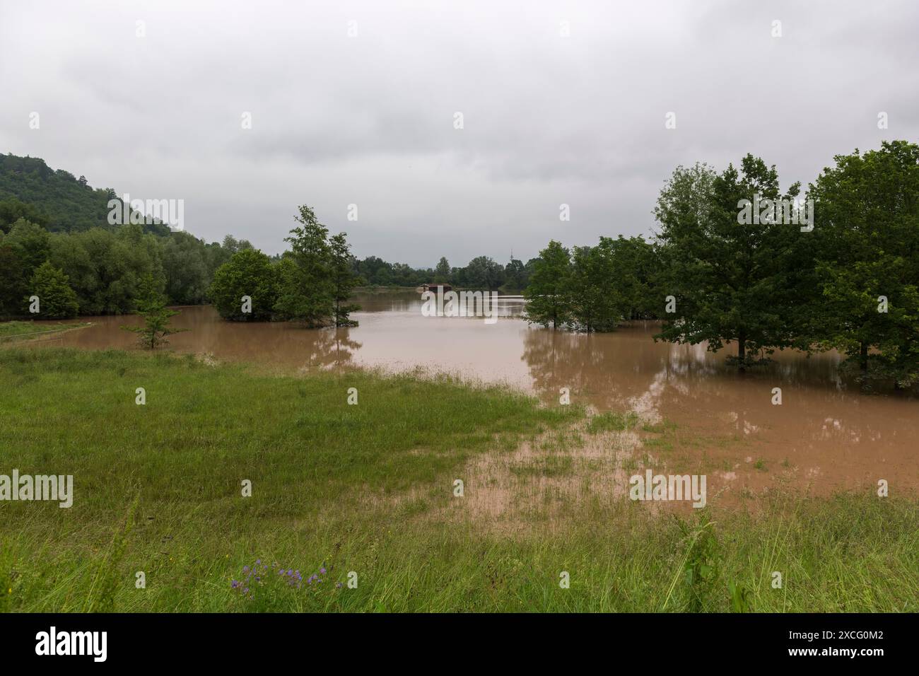 Symbolic image Extreme weather, global warming, high climate change ...