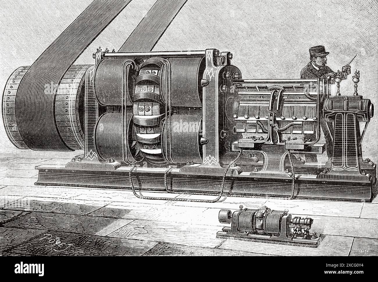 Electric dynamo worker hi-res stock photography and images - Alamy