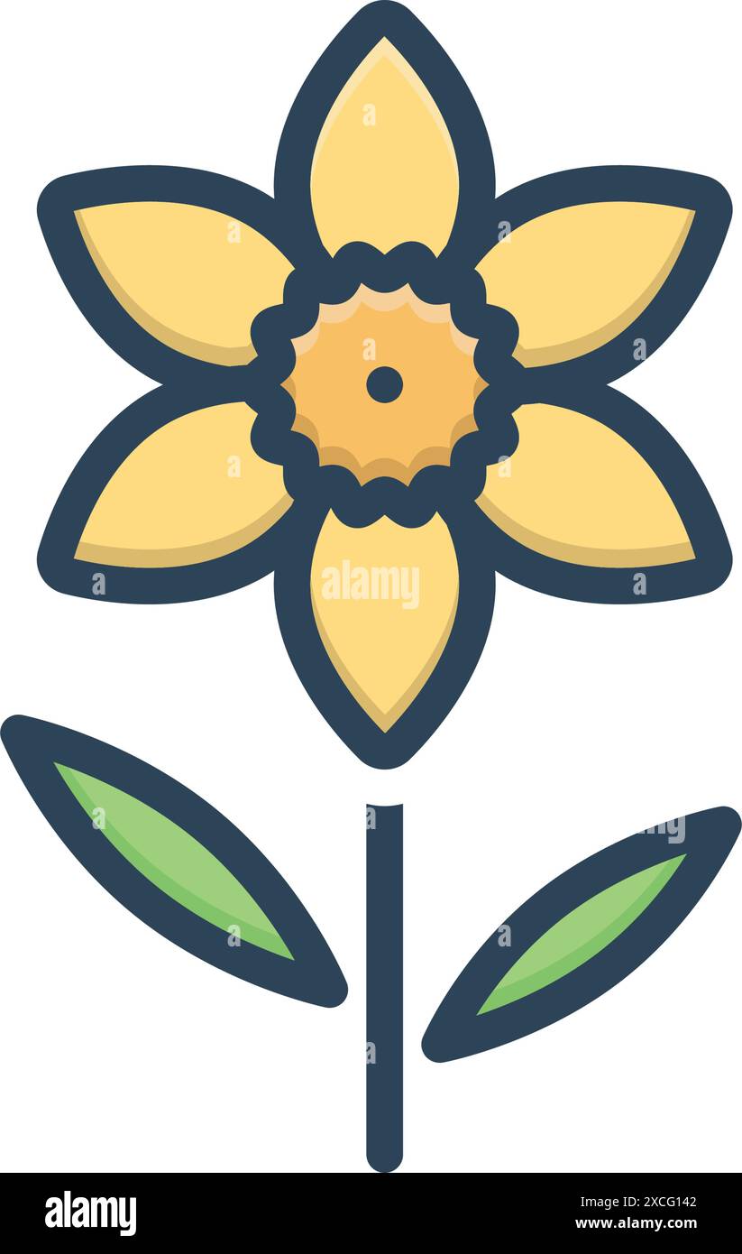 Jonquil vector vectors hi-res stock photography and images - Alamy