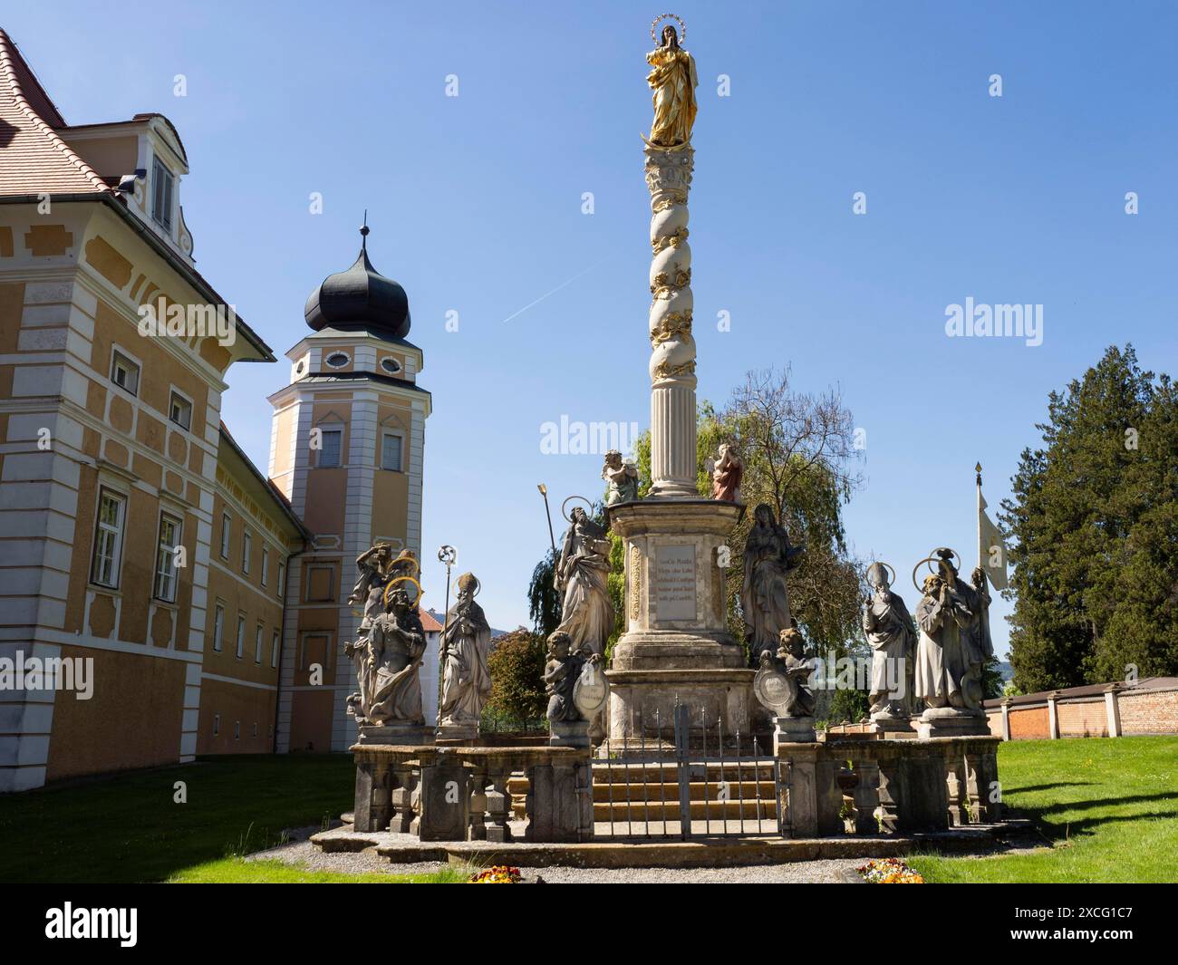 Plague column, Vorau, Styria, Austria Stock Photo - Alamy