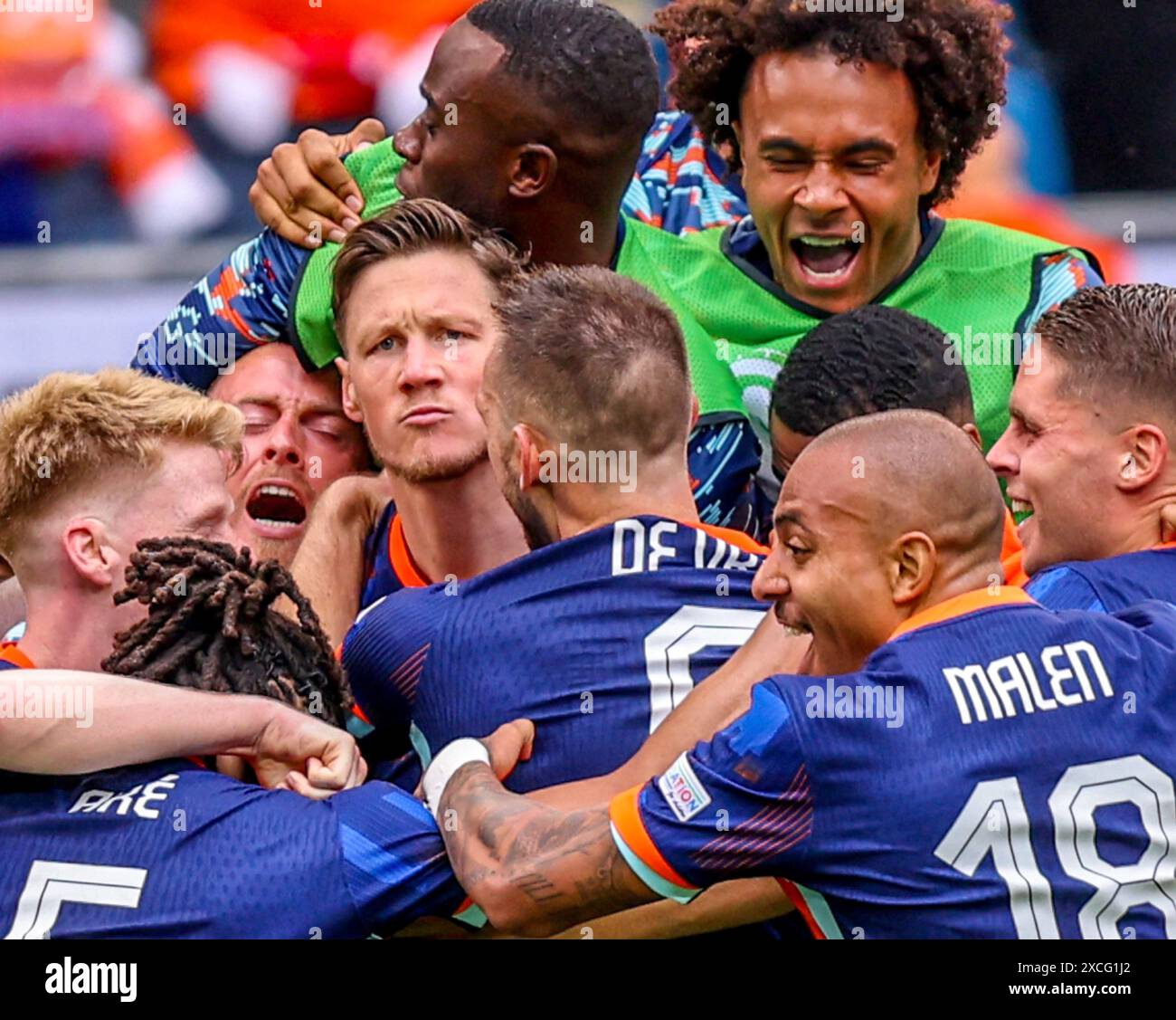 Hamburg, Germany. 16th June, 2024. HAMBURG, GERMANY - JUNE 16: Wout ...