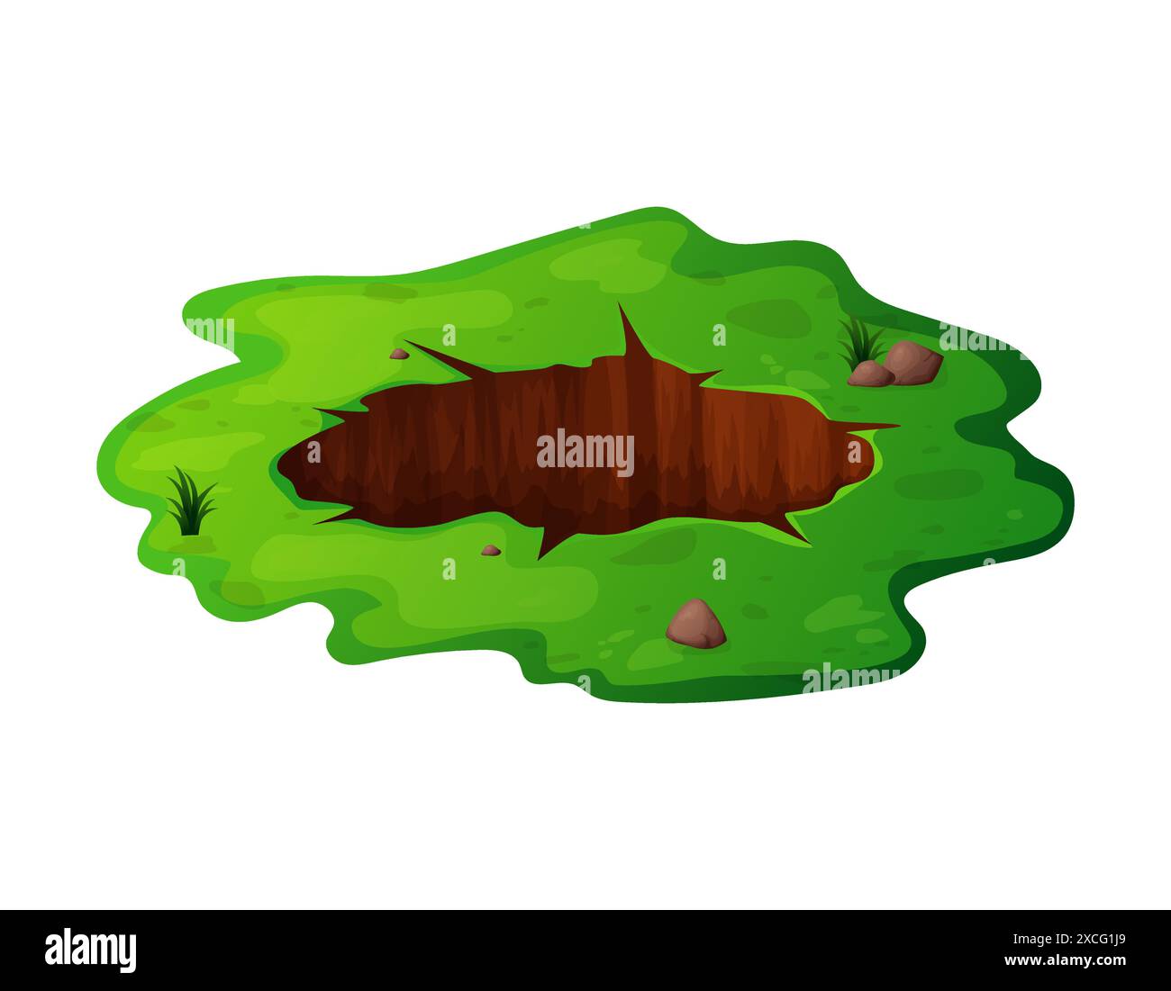 Big hole in ground mine Cut Out Stock Images & Pictures - Alamy