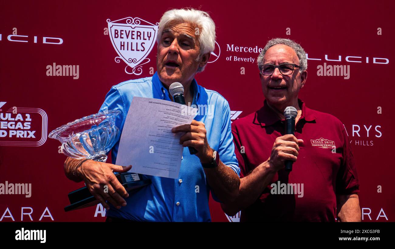 Los Angeles, USA. 16th June, 2024. Comedian Jay Leno and Lester ...