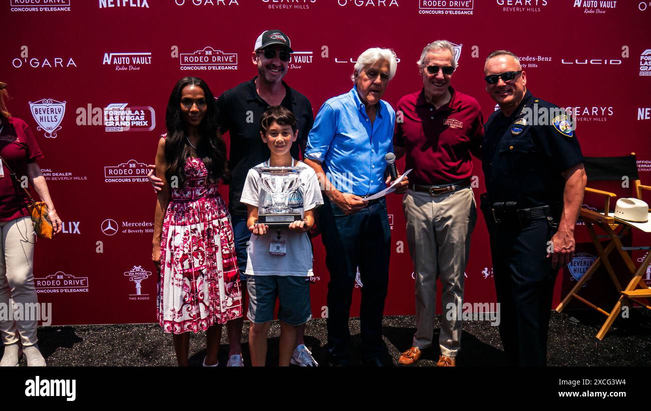 Los Angeles, USA. 16th June, 2024. Jay Leno, Concours d'Elegance ...